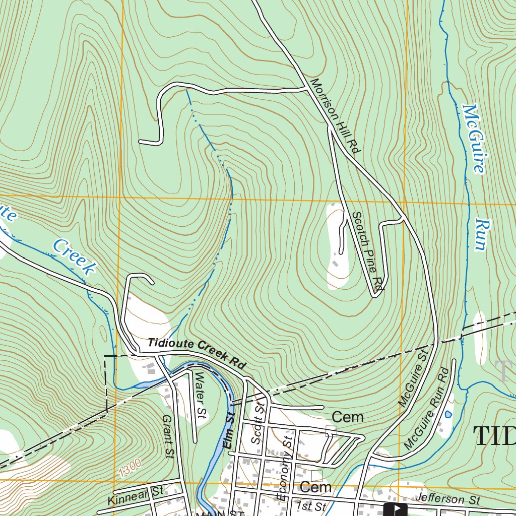 Tidioute, PA FSTopo Map by US Forest Service - Topo | Avenza Maps