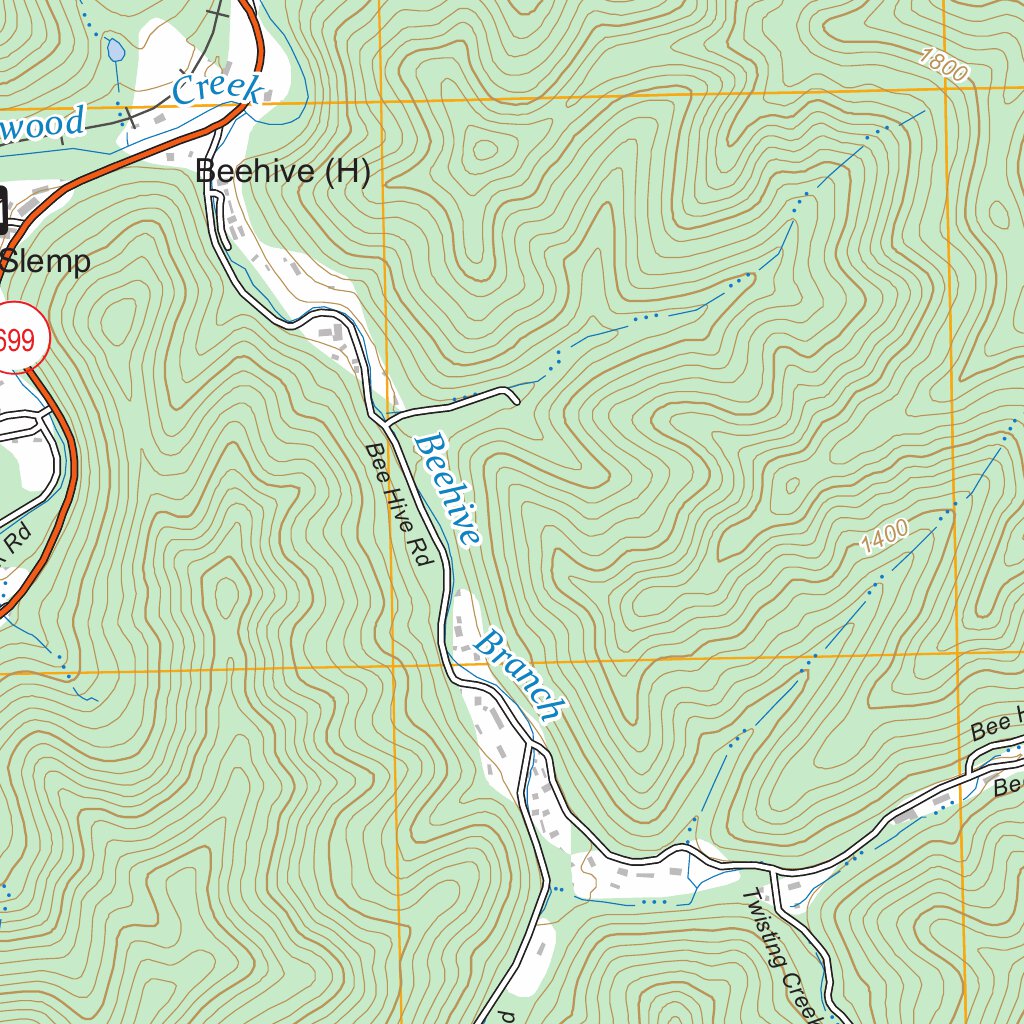 Tilford, KY FSTopo Map by US Forest Service - Topo | Avenza Maps