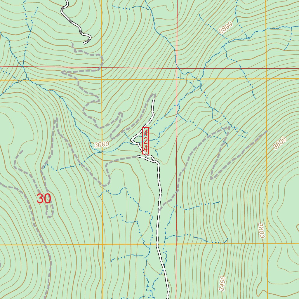 Timber Mountain, WA FSTopo Map by US Forest Service - Topo | Avenza Maps