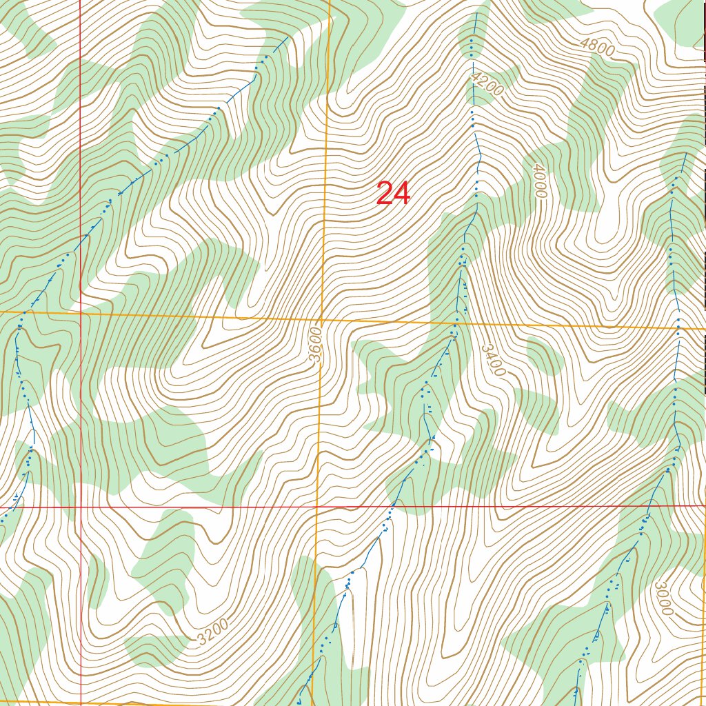 Tieton Basin, WA FSTopo Map by US Forest Service - Topo | Avenza Maps