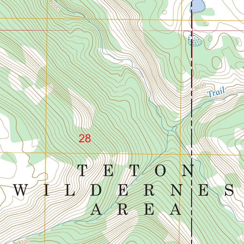 Togwotee Pass, WY FSTopo Map by US Forest Service - Topo | Avenza Maps