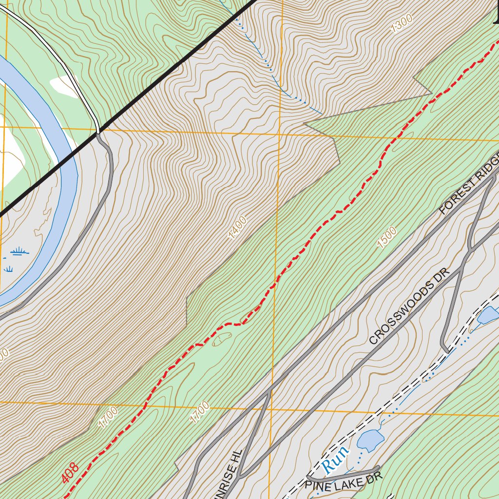 Toms Brook, VA FSTopo Map by US Forest Service - Topo | Avenza Maps