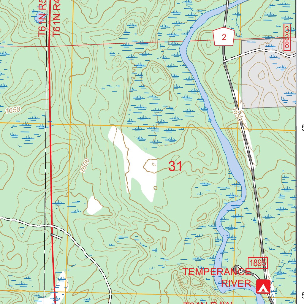Toohey Lake, MN FSTopo Map by US Forest Service - Topo | Avenza Maps