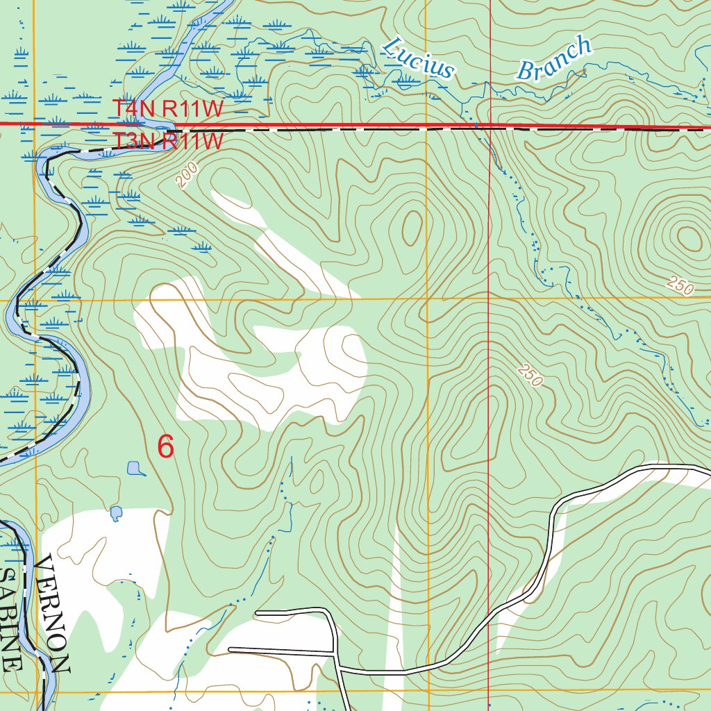Toro, LA-TX FSTopo Map by US Forest Service - Topo | Avenza Maps