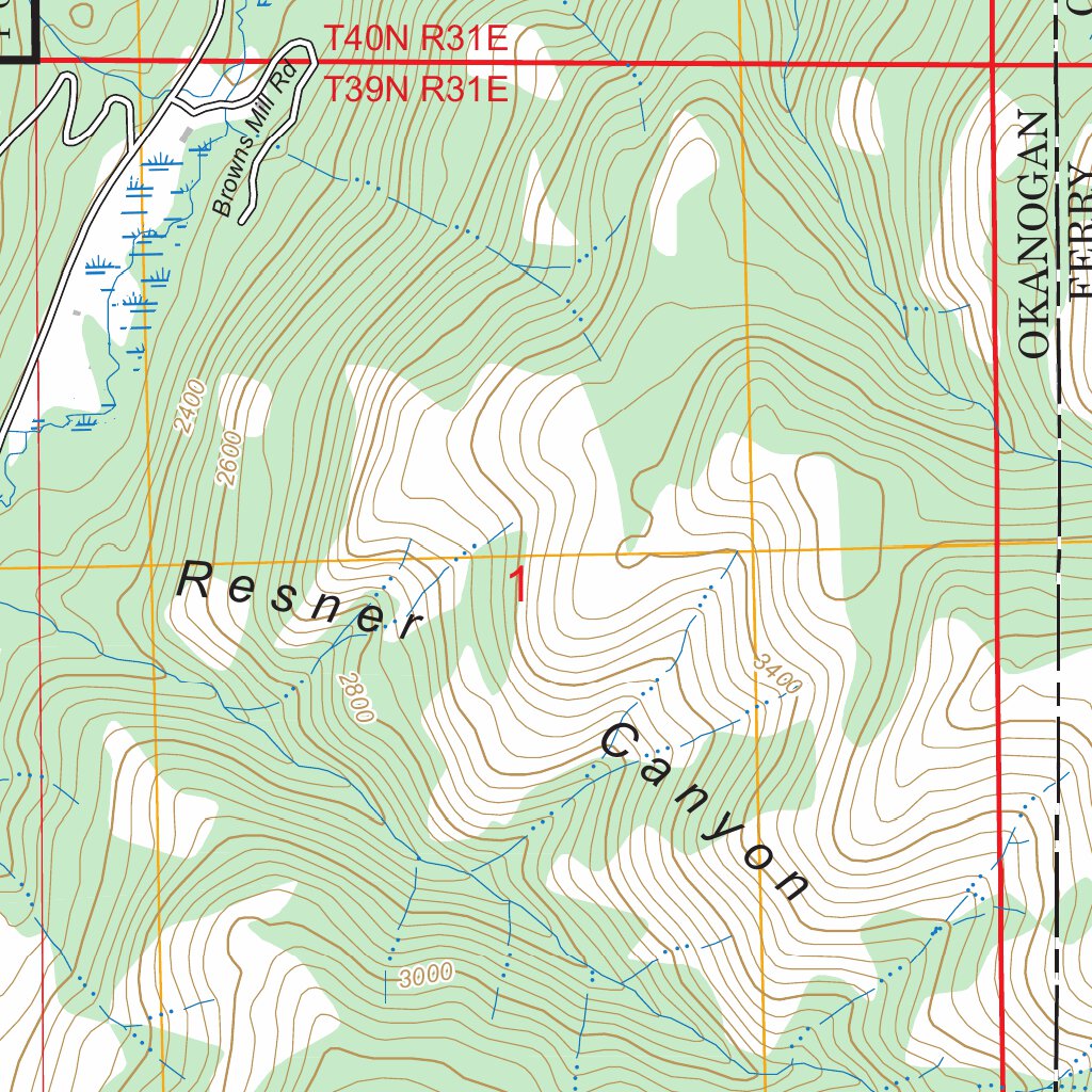 Toroda, WA-BC FSTopo Map by US Forest Service - Topo | Avenza Maps