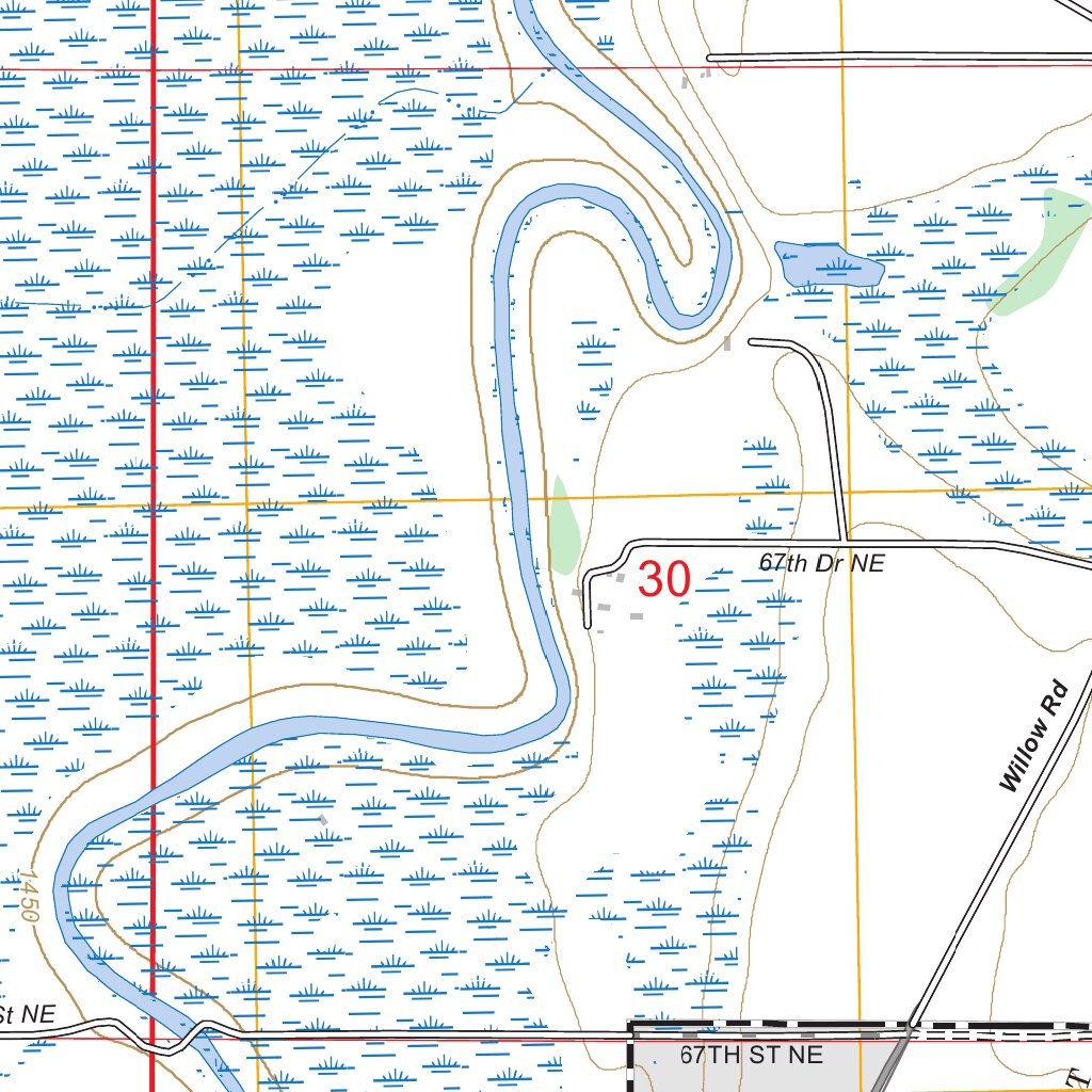 Towner NW, ND FSTopo Map by US Forest Service - Topo | Avenza Maps