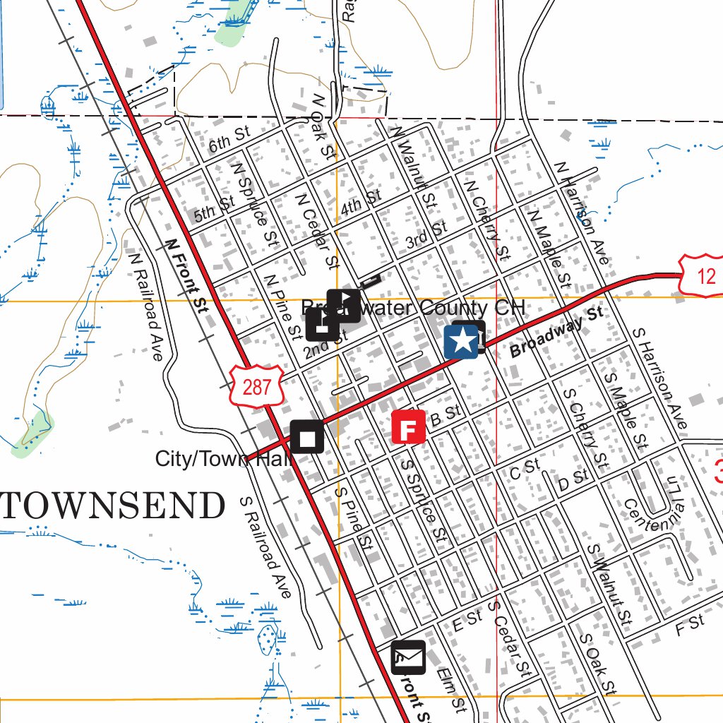 Townsend, MT FSTopo Map by US Forest Service - Topo | Avenza Maps