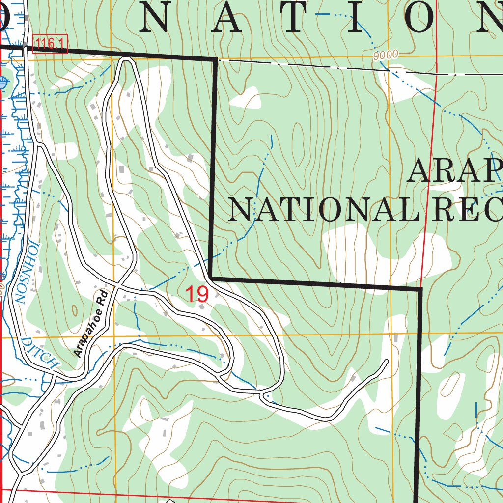 Trail Mountain, CO FSTopo Map by US Forest Service - Topo | Avenza Maps