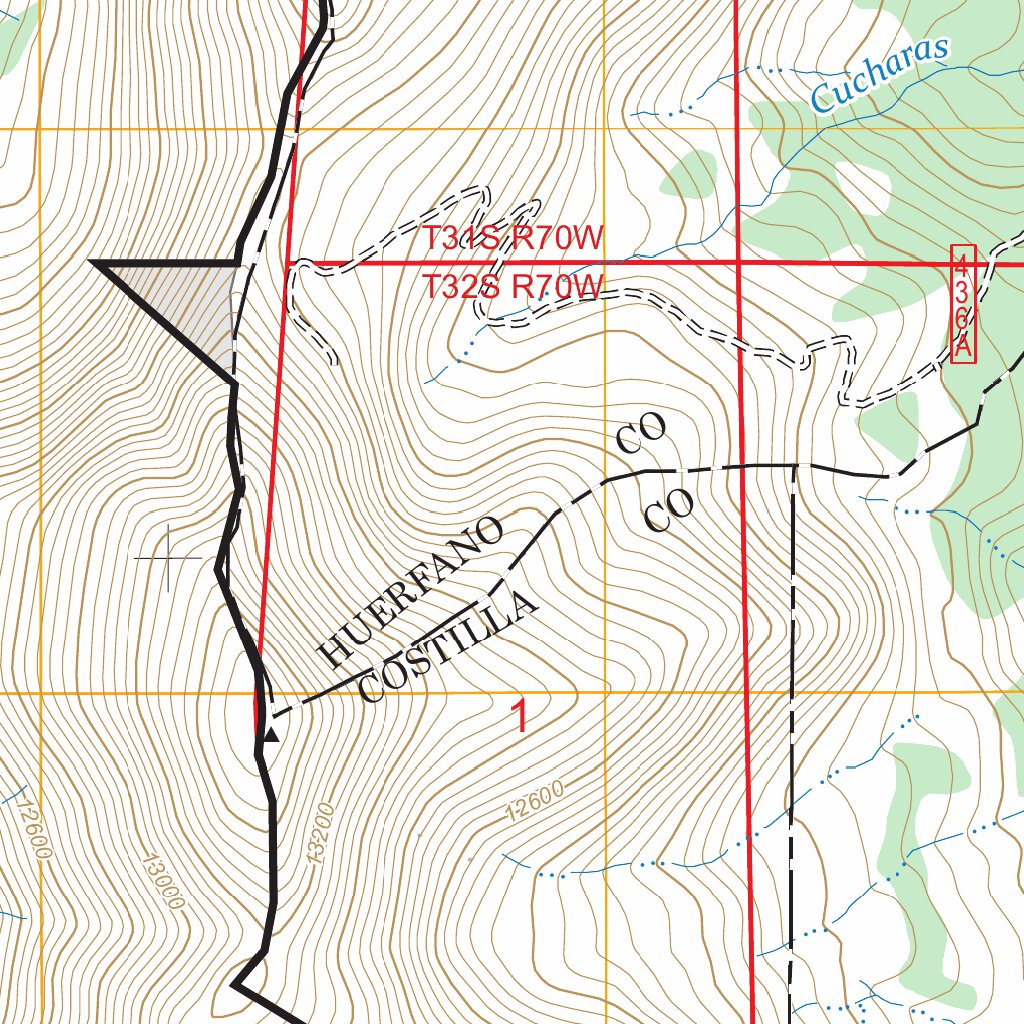 Trinchera Peak, CO FSTopo Map by US Forest Service - Topo | Avenza Maps