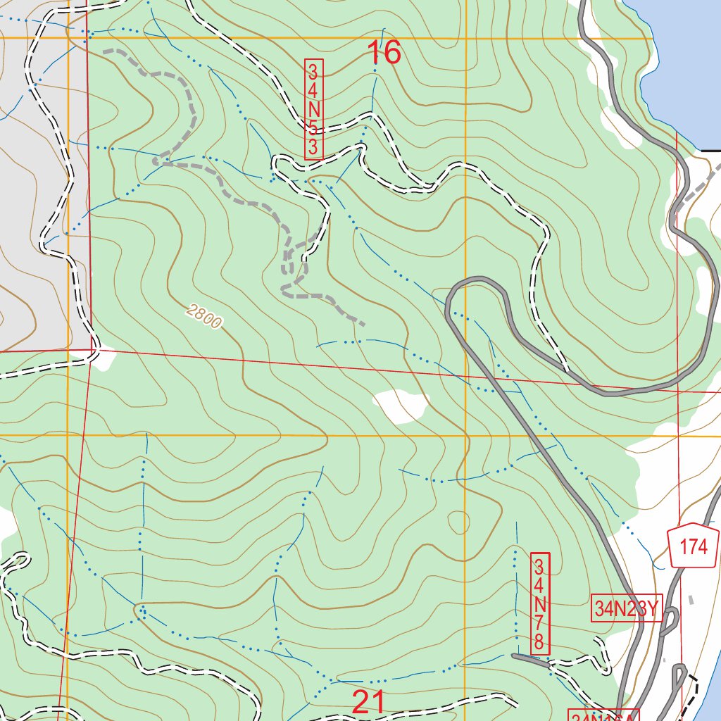 Trinity Dam, CA FSTopo Map by US Forest Service - Topo | Avenza Maps