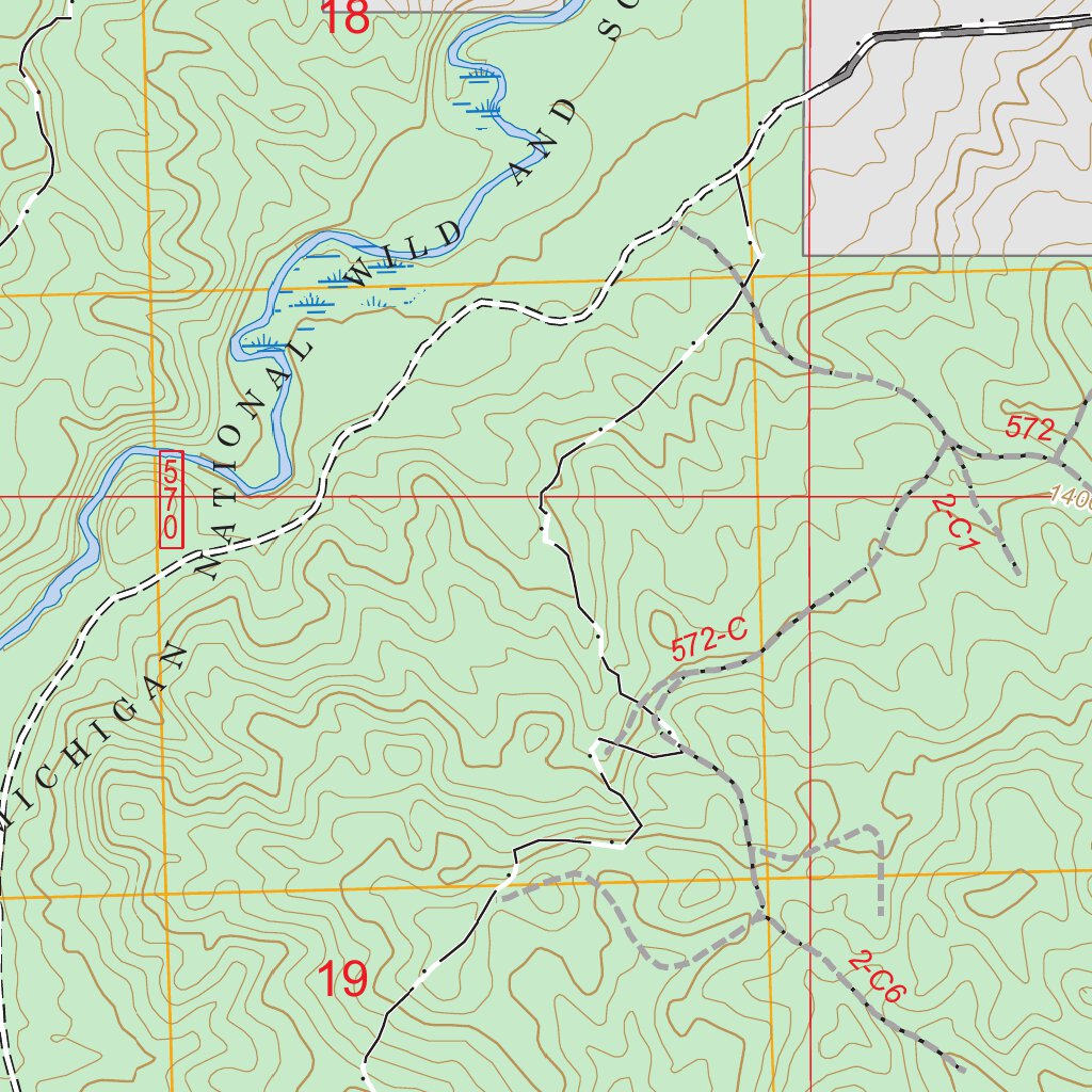 Trout Creek, MI FSTopo Map by US Forest Service - Topo | Avenza Maps