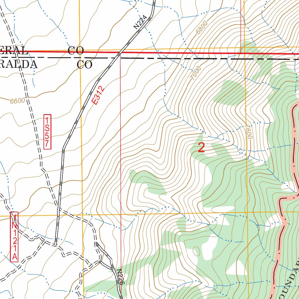 Truman Meadows, NV-CA FSTopo Map by US Forest Service - Topo | Avenza Maps
