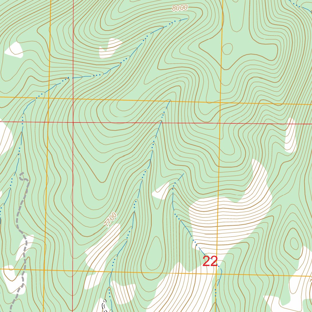Tularosa Canyon, NM FSTopo Map by US Forest Service - Topo | Avenza Maps