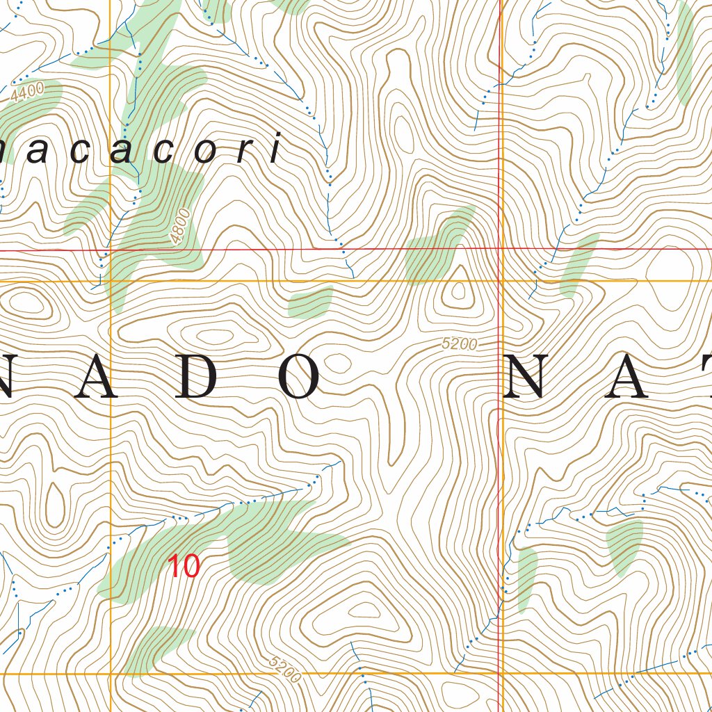 Tubac, AZ FSTopo Map by US Forest Service - Topo | Avenza Maps