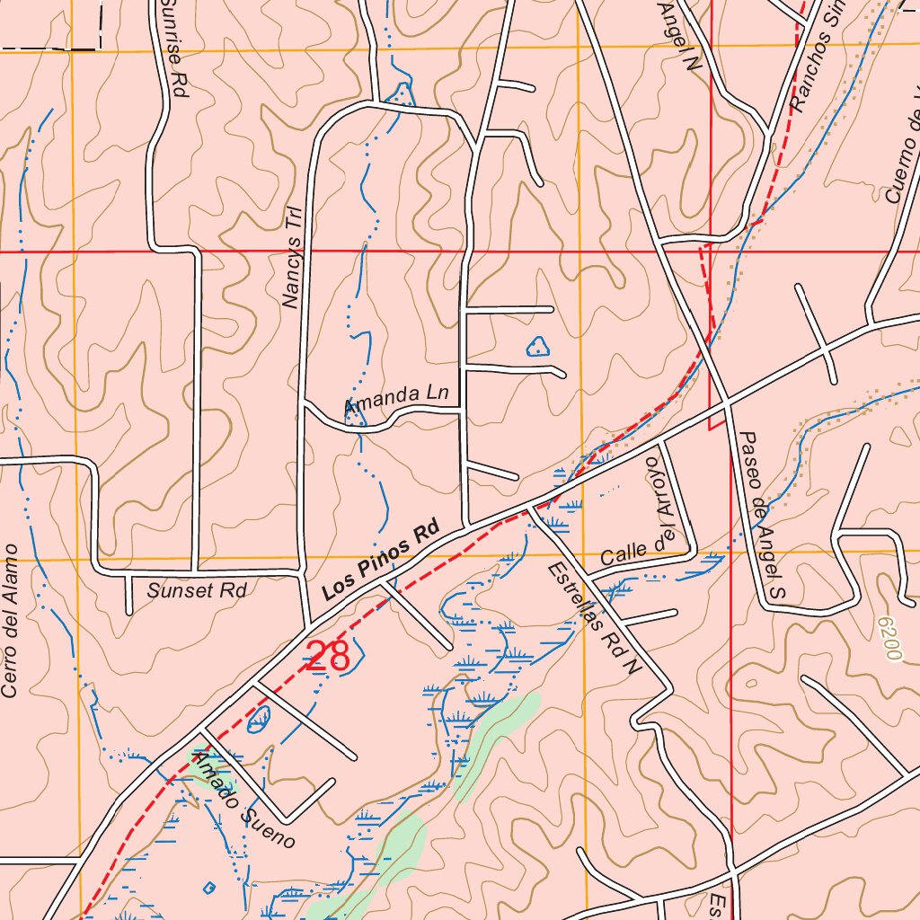 Turquoise Hill, NM FSTopo Map by US Forest Service - Topo | Avenza Maps