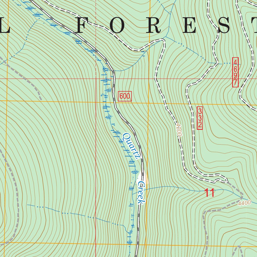 Turner Mountain, MT FSTopo Map by US Forest Service - Topo | Avenza Maps