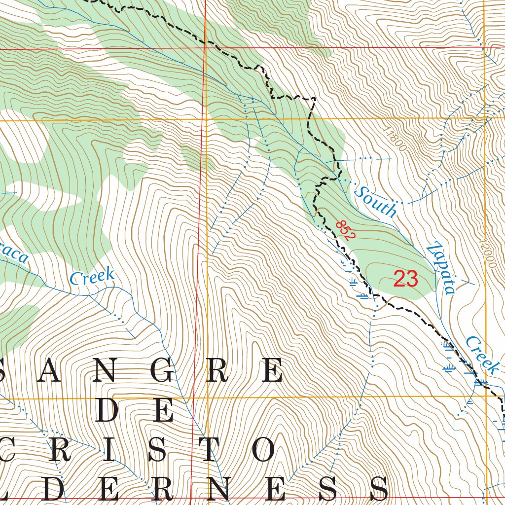 Twin Peaks, CO FSTopo Map by US Forest Service - Topo | Avenza Maps