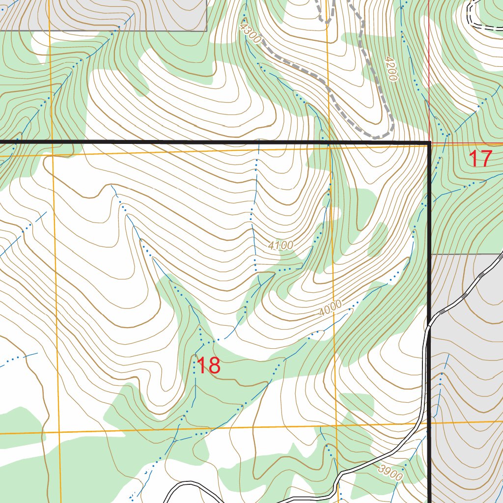 Ukiah, OR FSTopo Map by US Forest Service - Topo | Avenza Maps