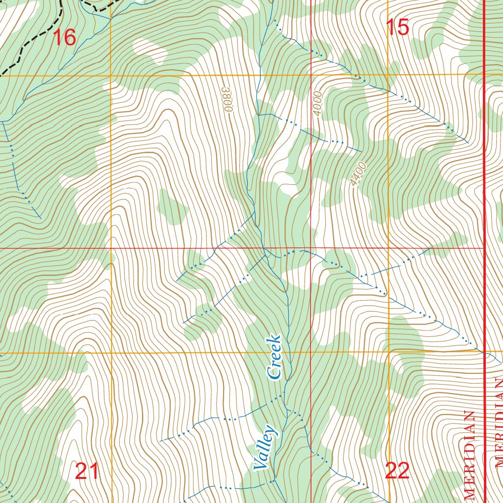 Ukonom Lake, CA FSTopo Map by US Forest Service - Topo | Avenza Maps