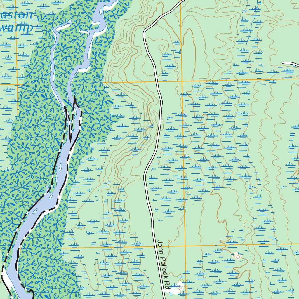 Upper Broad Creek, NC FSTopo Map by US Forest Service - Topo | Avenza Maps