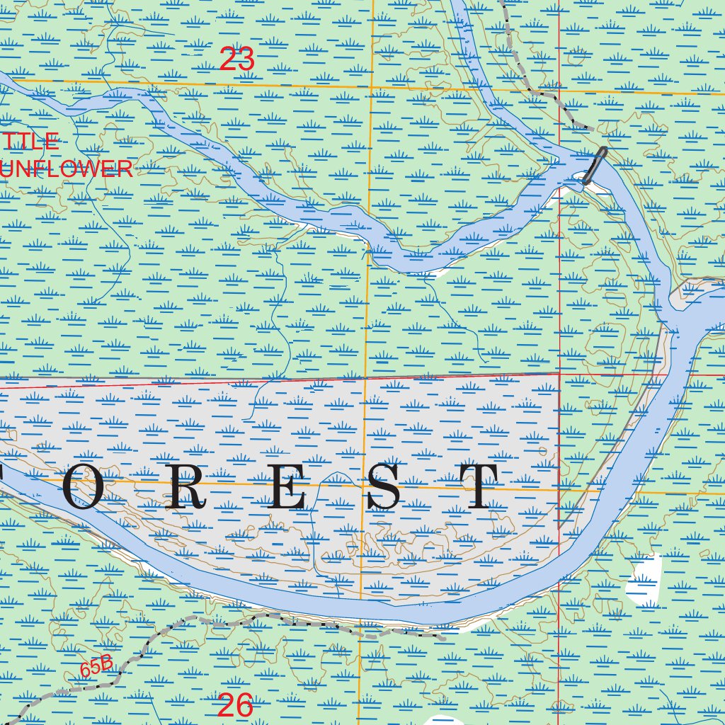 Valley Park, MS FSTopo Map by US Forest Service - Topo | Avenza Maps
