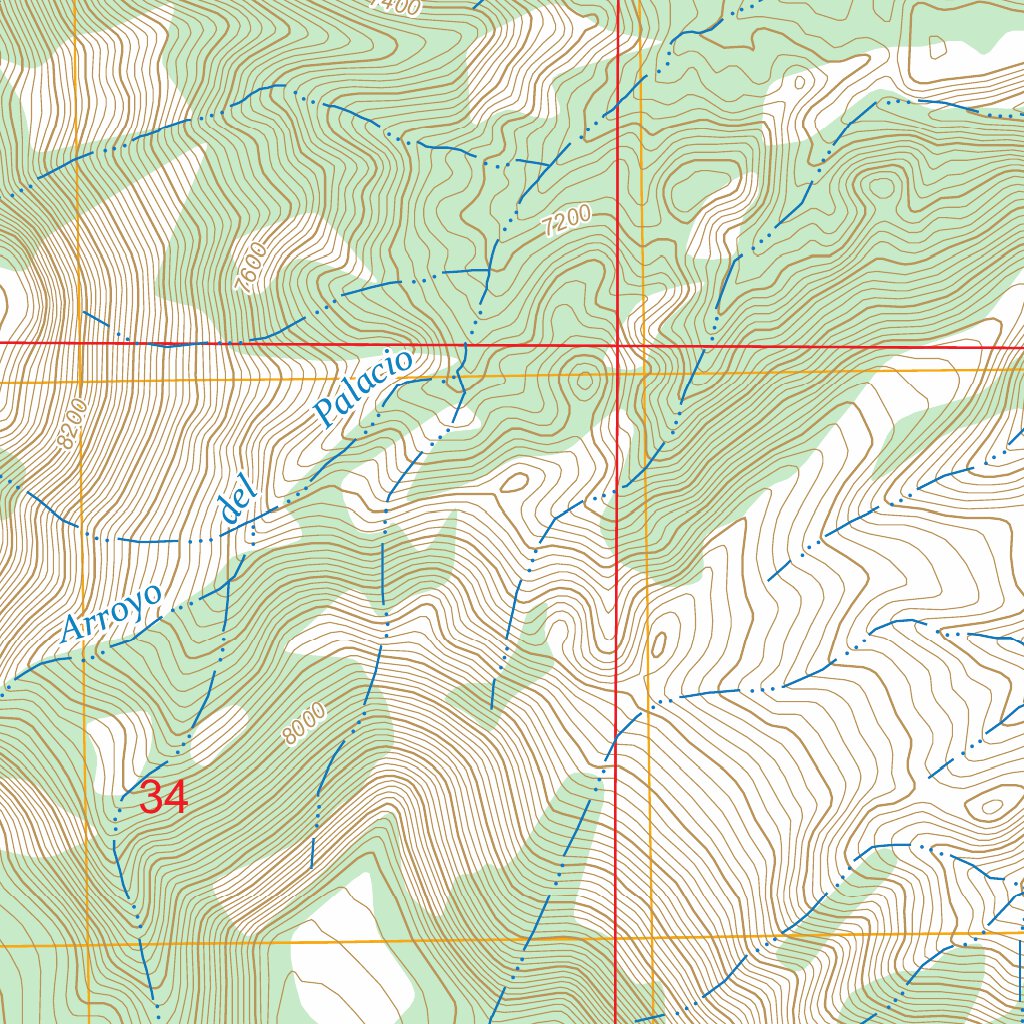 Vallecitos, NM FSTopo Map by US Forest Service - Topo | Avenza Maps