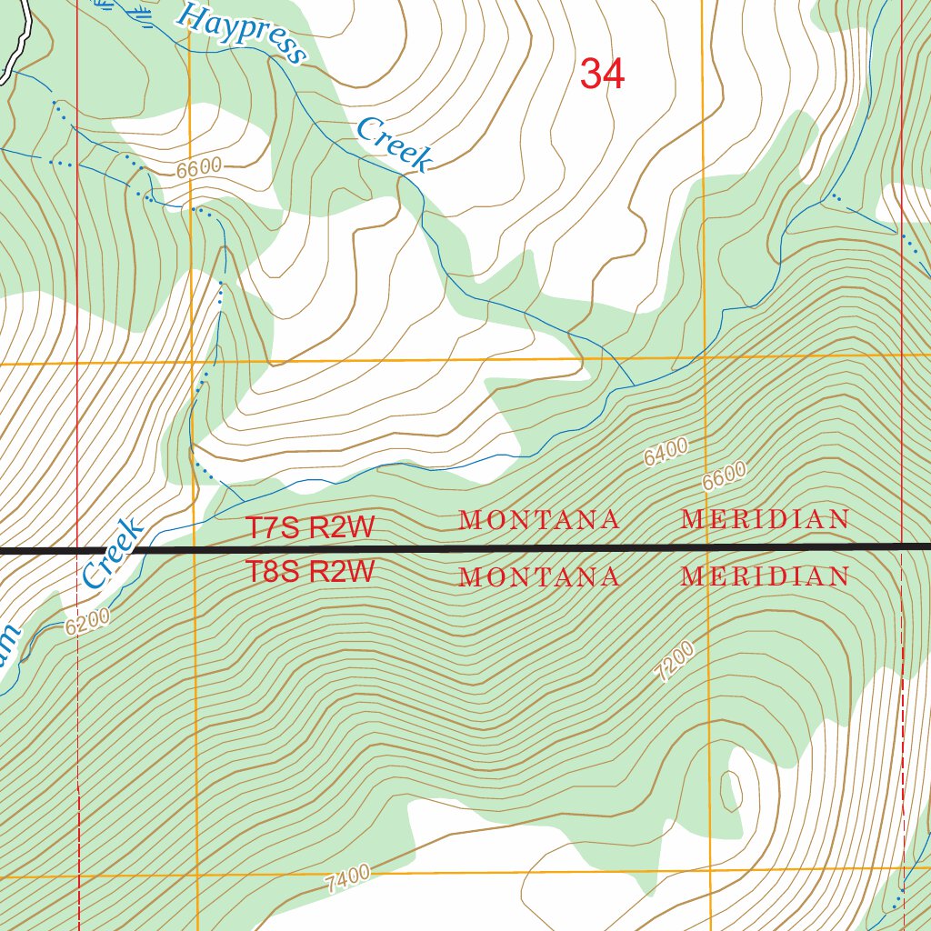 Varney, MT FSTopo Map by US Forest Service - Topo | Avenza Maps