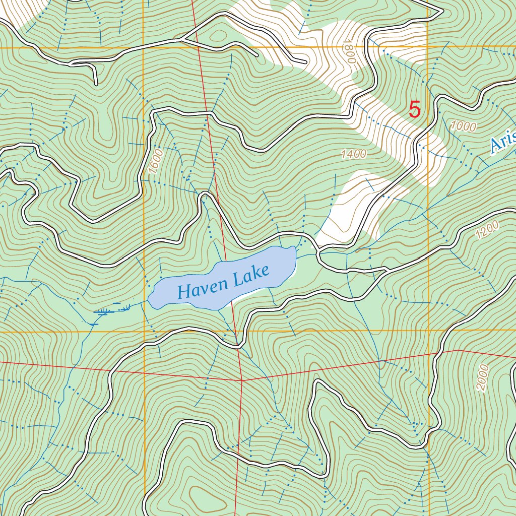 Vance Creek, WA FSTopo Map by US Forest Service - Topo | Avenza Maps