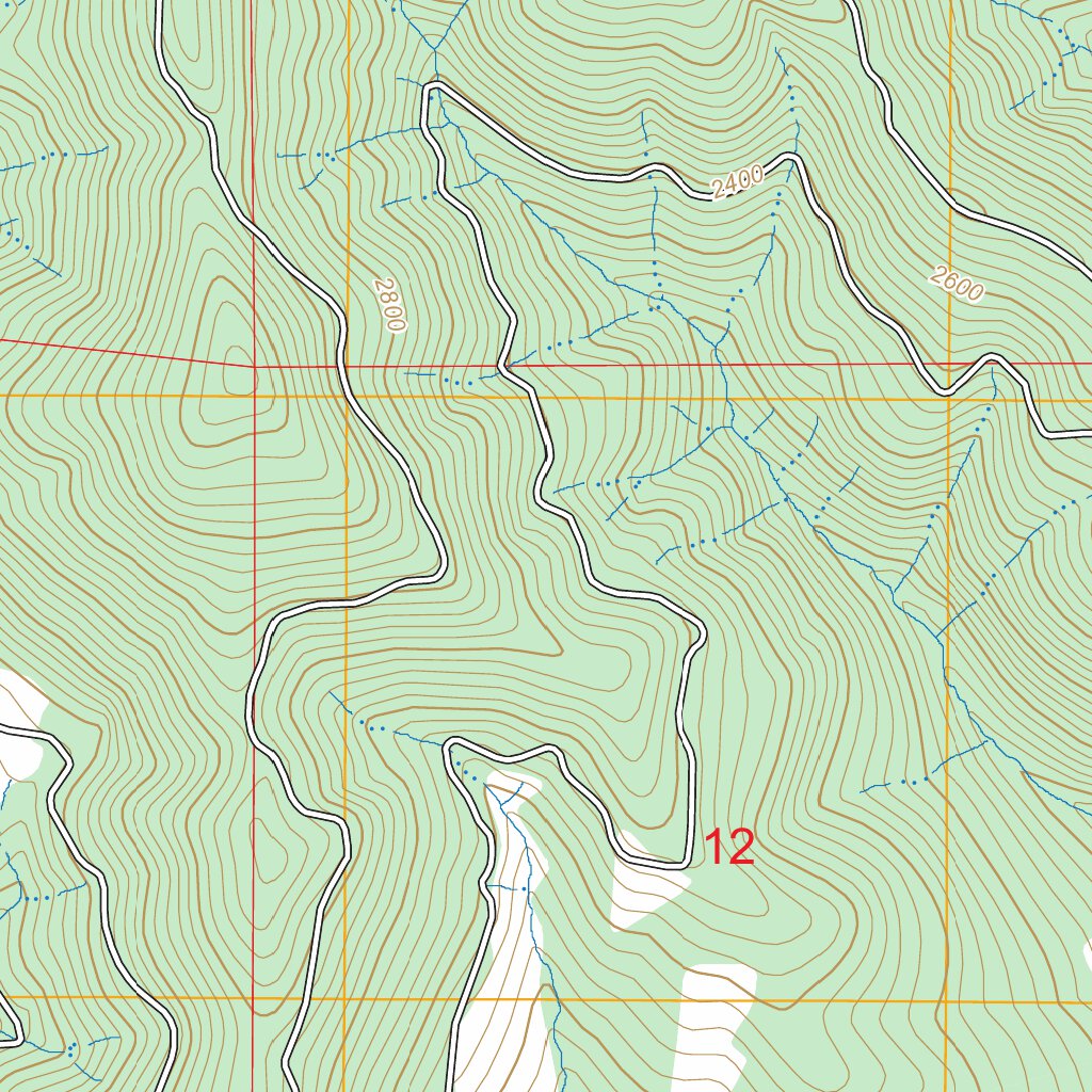Vida, OR FSTopo Map by US Forest Service - Topo | Avenza Maps