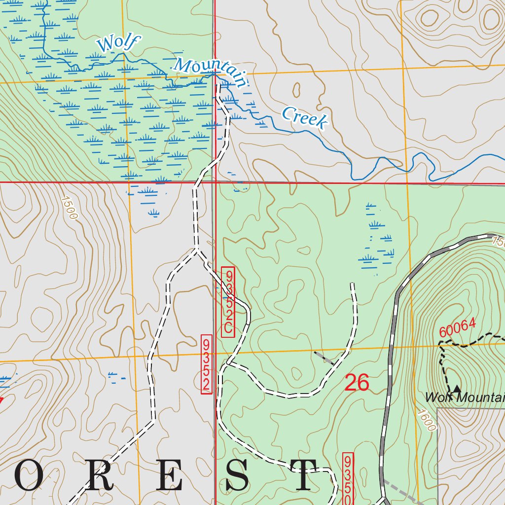 Wakefield NE, MI FSTopo Map by US Forest Service - Topo | Avenza Maps