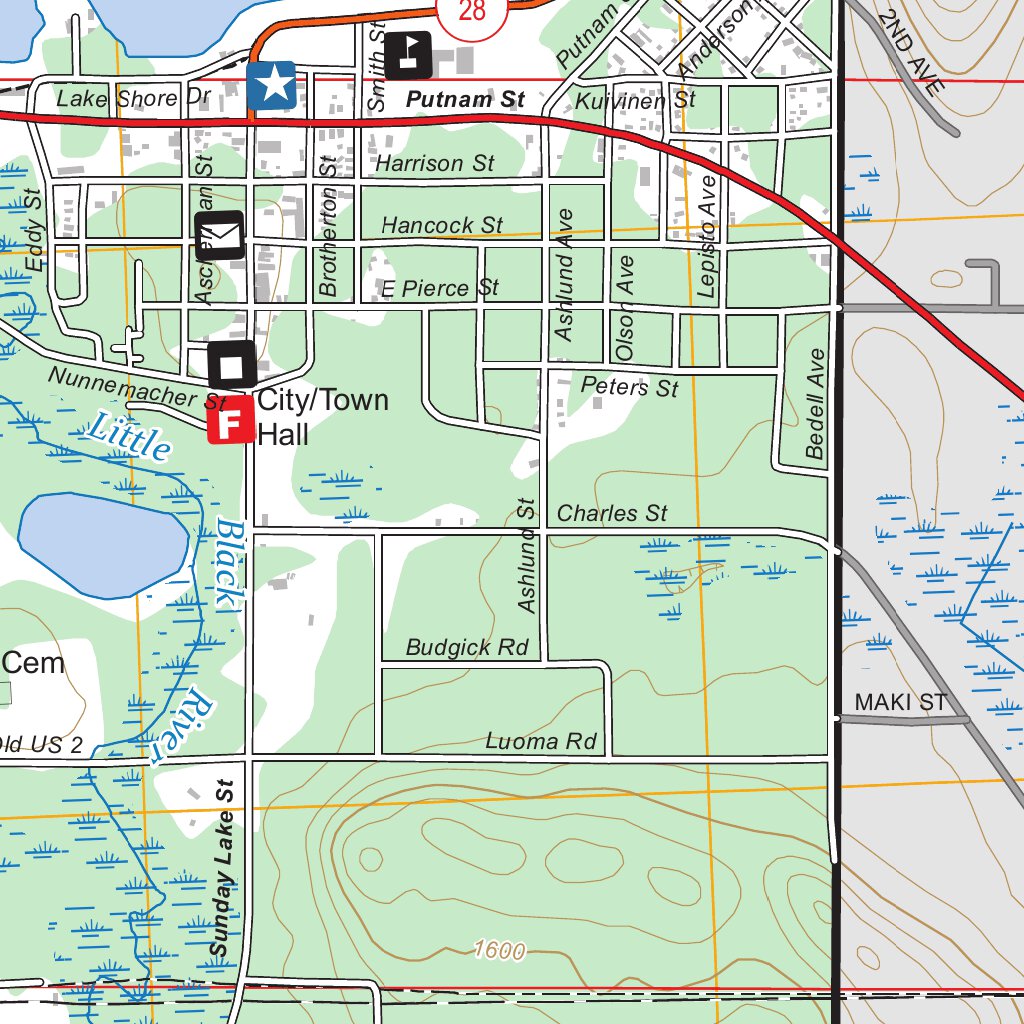 Wakefield, MI FSTopo Map by US Forest Service - Topo | Avenza Maps