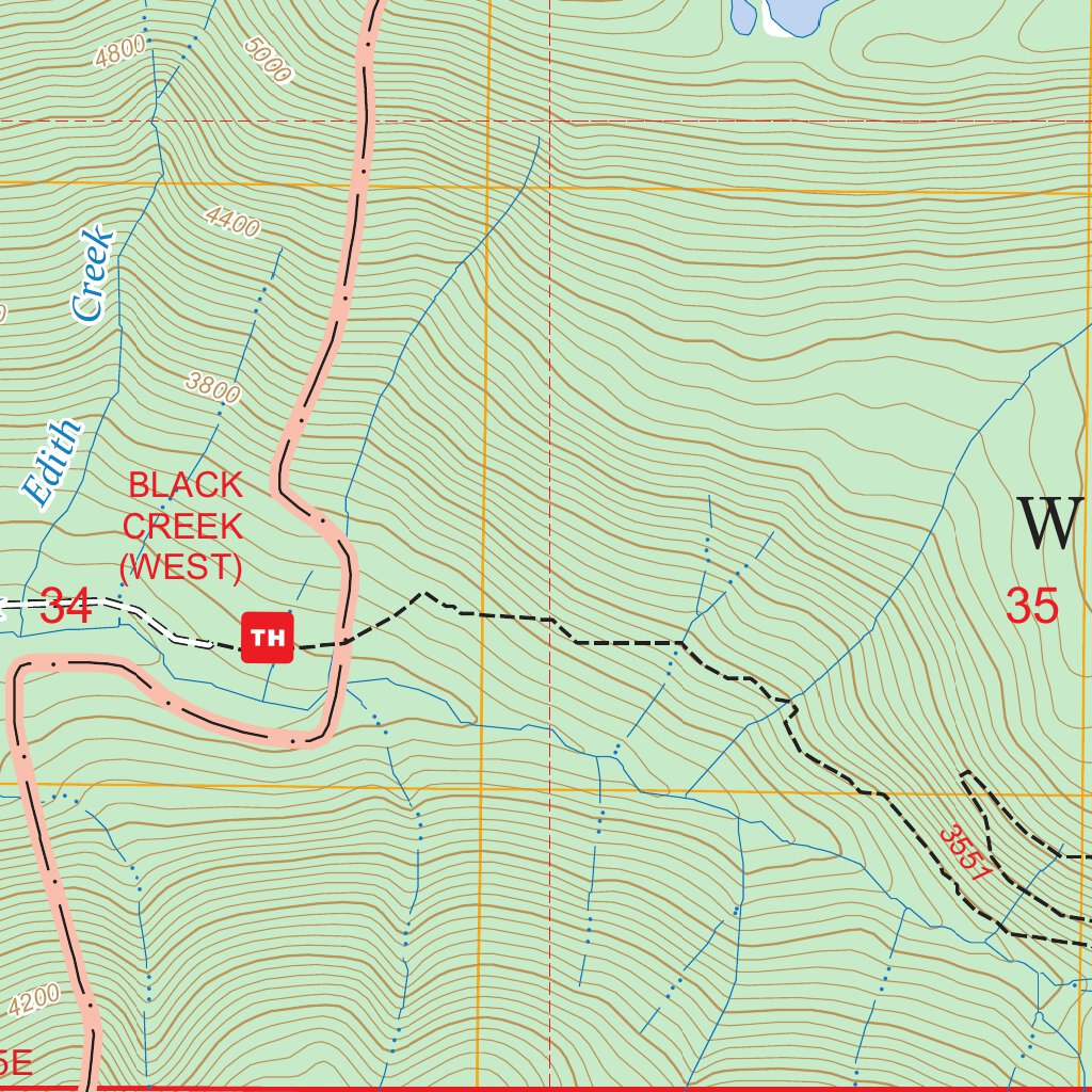 Waldo Lake, OR FSTopo Map by US Forest Service - Topo | Avenza Maps