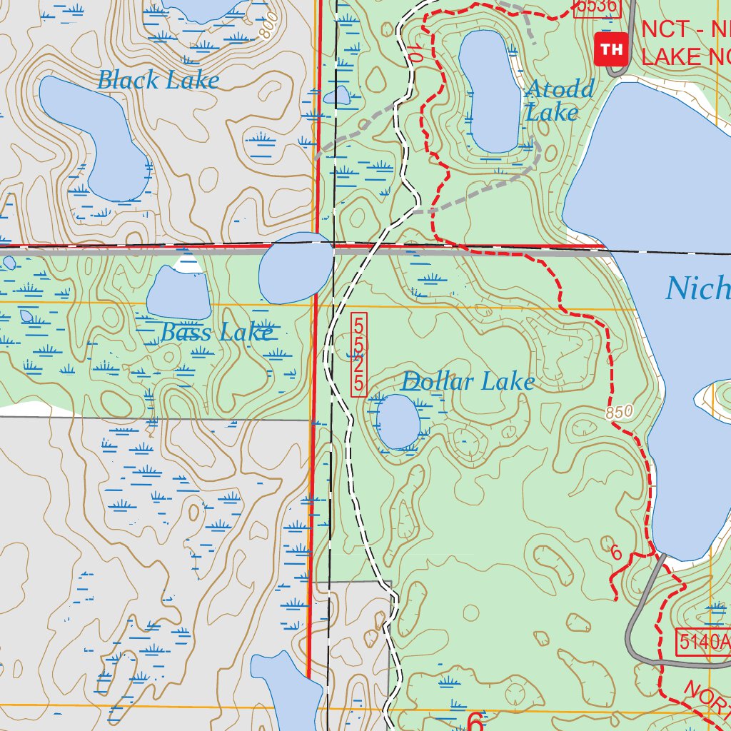 Walkup Lake, MI FSTopo Map by US Forest Service - Topo | Avenza Maps