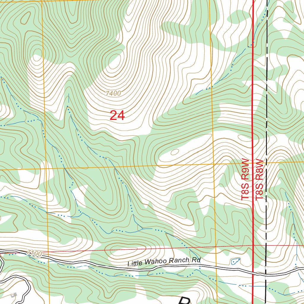 Wahoo Ranch, NM FSTopo Map by US Forest Service - Topo | Avenza Maps