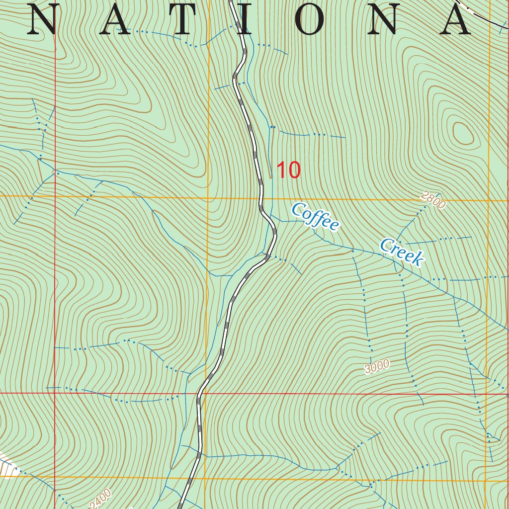 Wanderers Peak, OR FSTopo Map by US Forest Service - Topo | Avenza Maps