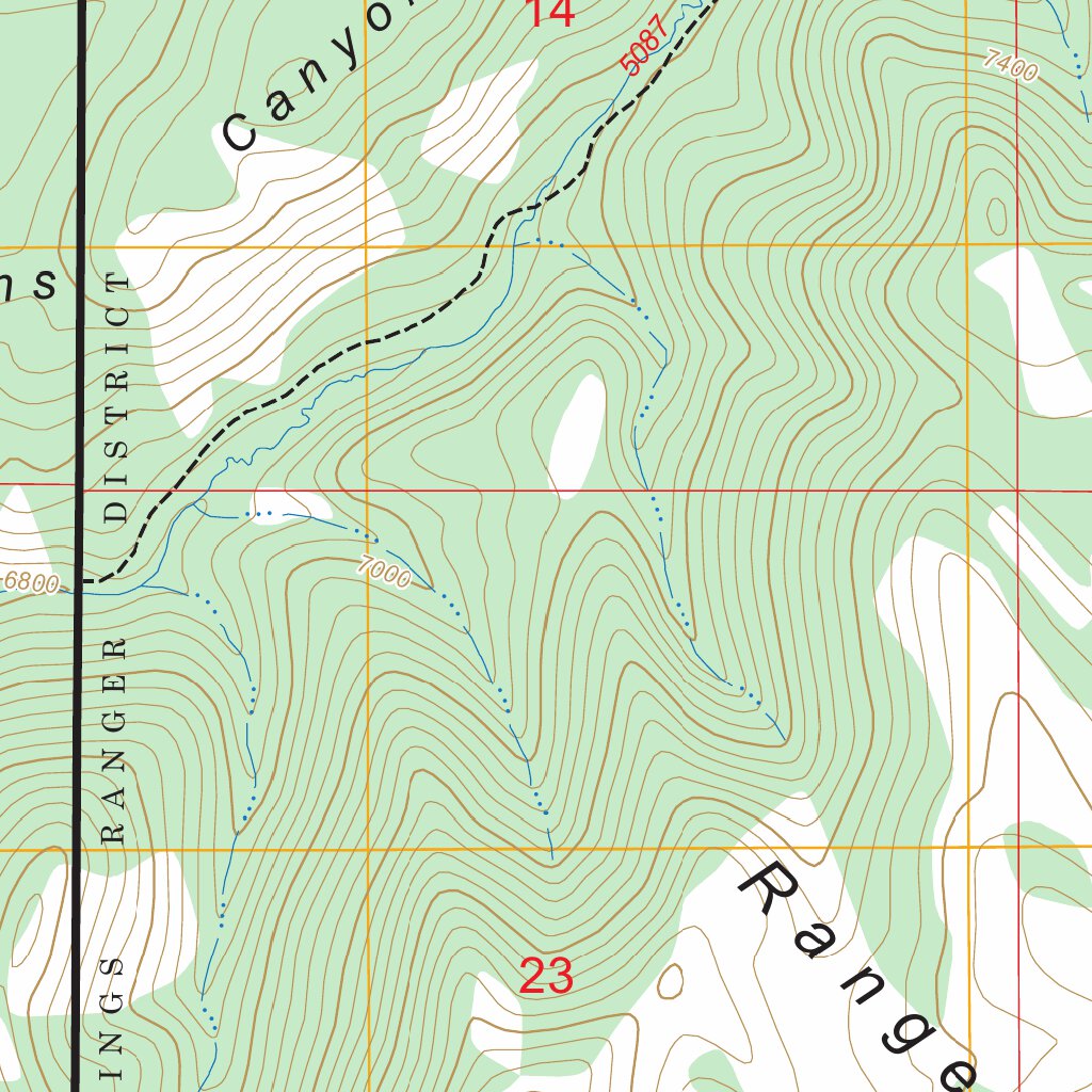 Wayan East, ID FSTopo Map by US Forest Service - Topo | Avenza Maps