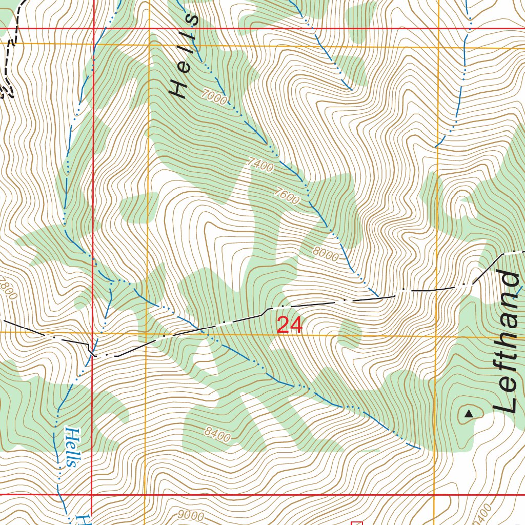Webb Peak, AZ FSTopo Map by US Forest Service - Topo | Avenza Maps