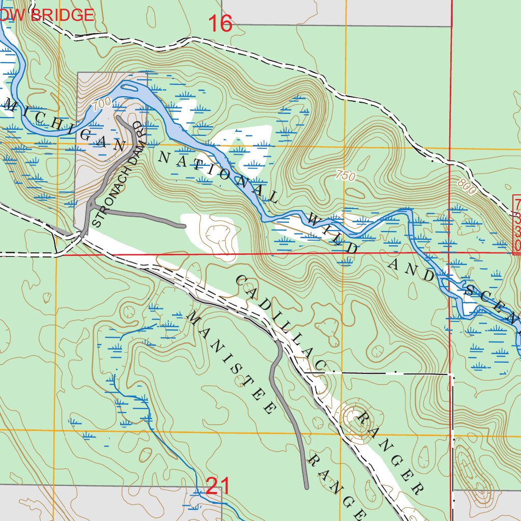 Wellston, MI FSTopo Map by US Forest Service - Topo | Avenza Maps