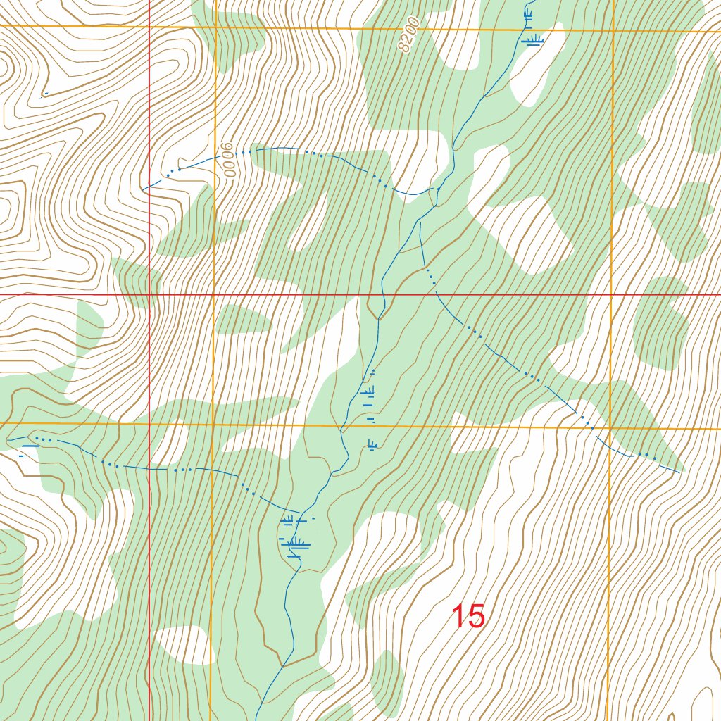 West Boulder Plateau, MT FSTopo Map by US Forest Service - Topo ...