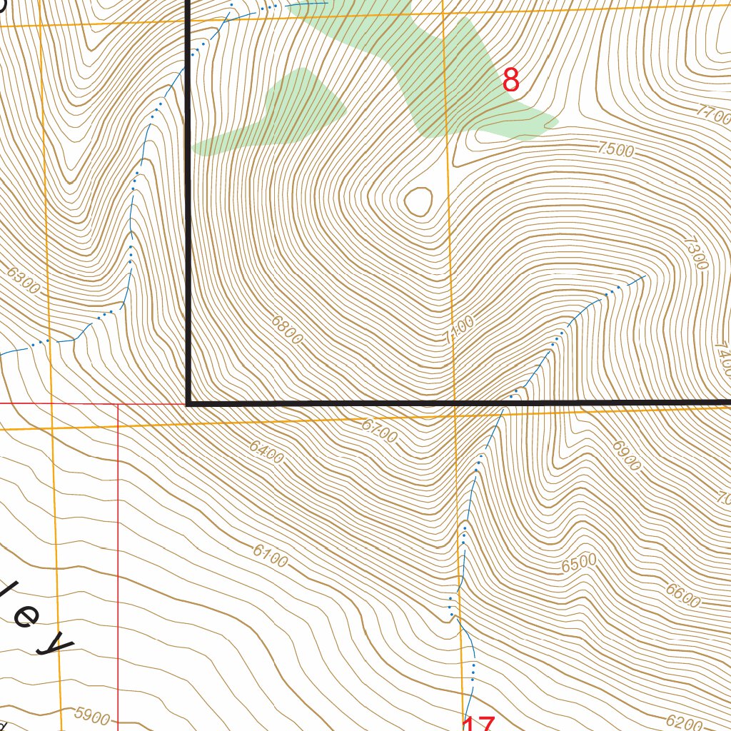 West of Leadore, ID FSTopo Map by US Forest Service - Topo | Avenza Maps