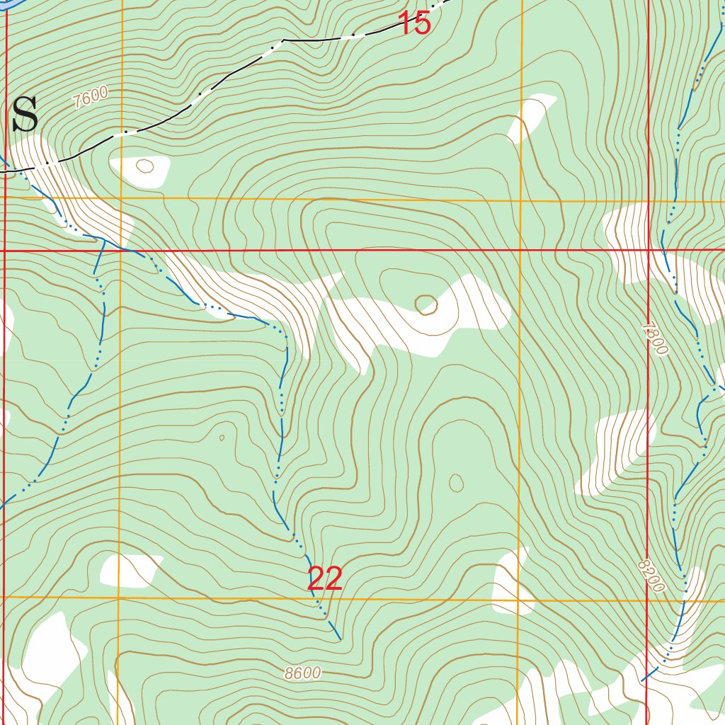 Whetstone Mountain, WY FSTopo Map by US Forest Service - Topo | Avenza Maps