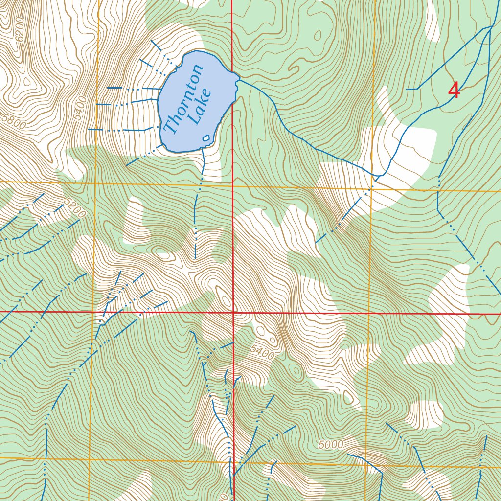 White Chuck Mountain, WA FSTopo Map by US Forest Service - Topo ...
