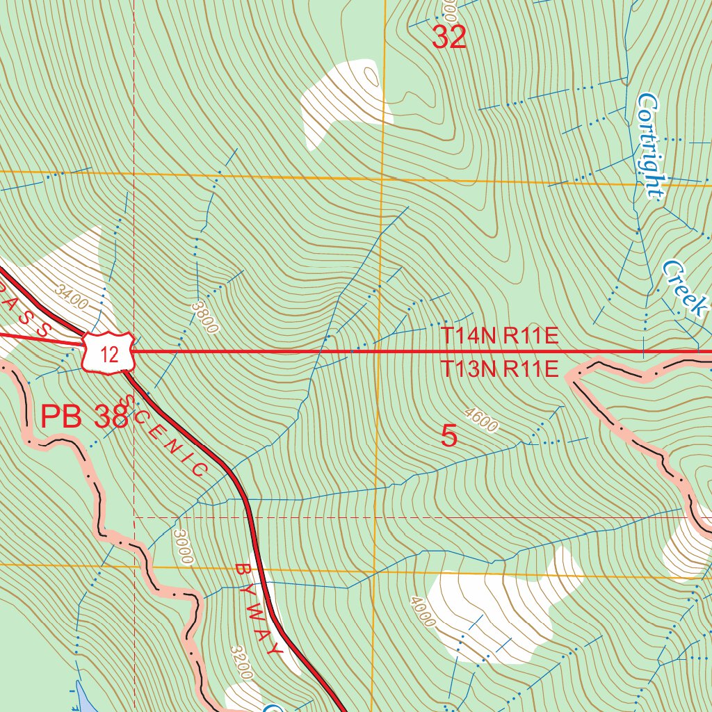 White Pass, WA FSTopo Map by US Forest Service - Topo | Avenza Maps