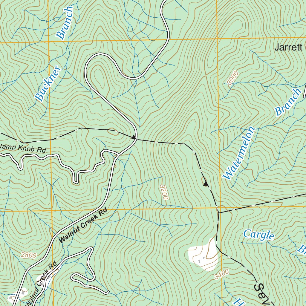 White Rock, NC FSTopo Map by US Forest Service - Topo | Avenza Maps