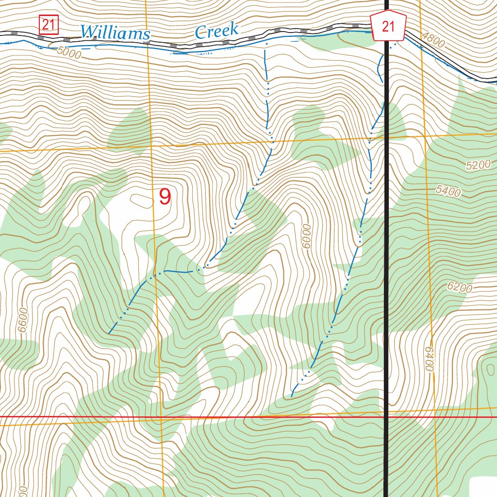 Williams Lake, ID FSTopo Map by US Forest Service - Topo | Avenza Maps