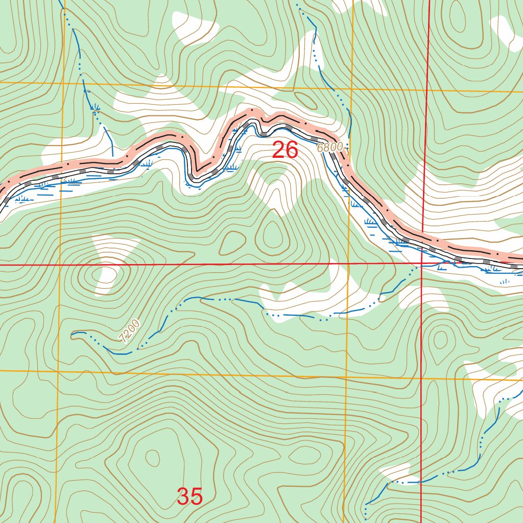 Willow Grove, NV FSTopo Map by US Forest Service - Topo | Avenza Maps