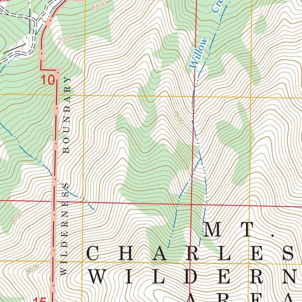 Willow Peak, NV FSTopo Map by US Forest Service - Topo | Avenza Maps