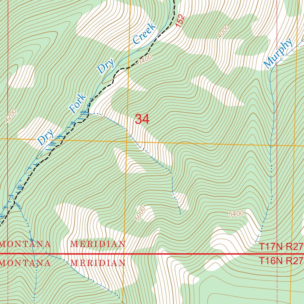 Wilson Gulch, MT FSTopo Map by US Forest Service - Topo | Avenza Maps