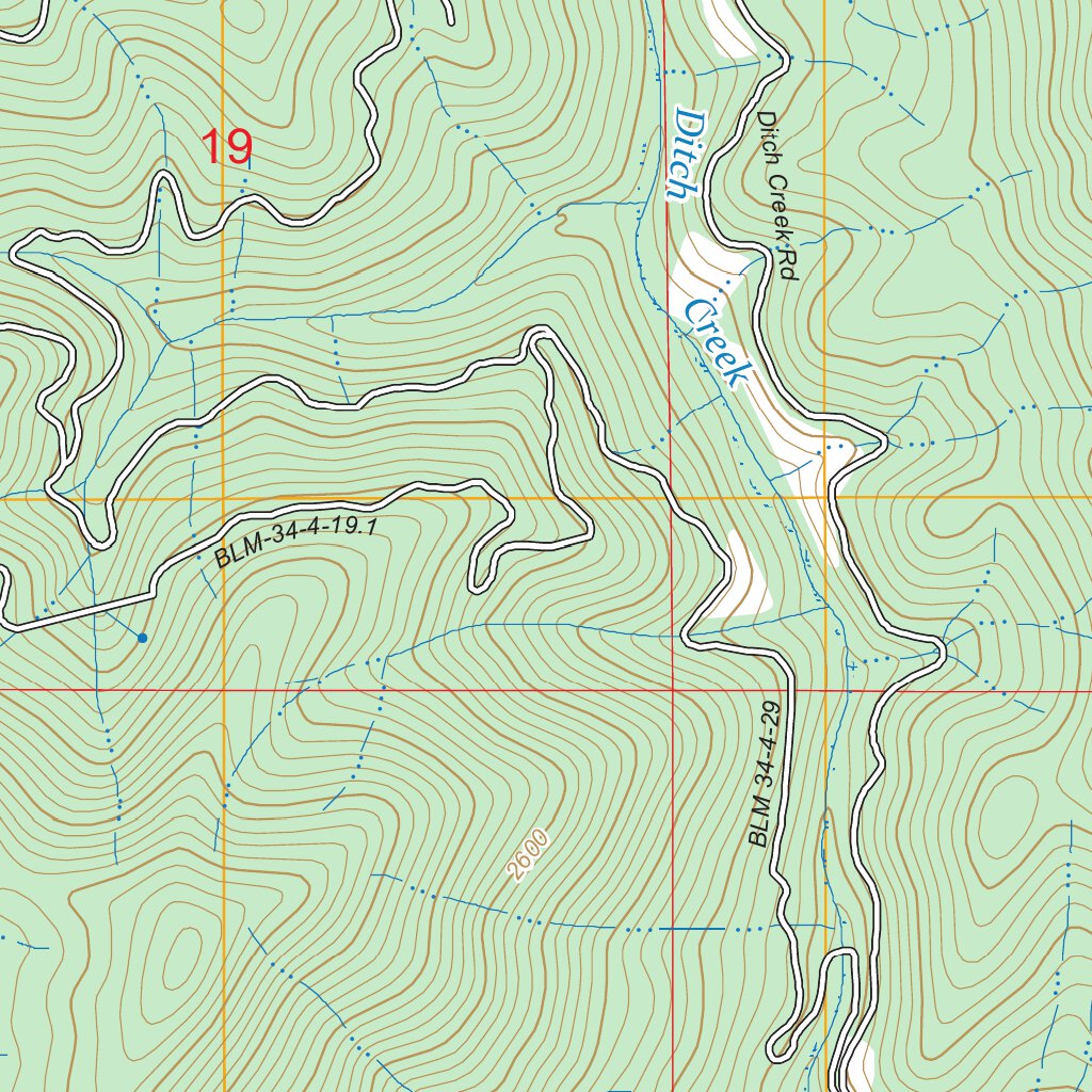 Wimer, OR FSTopo Map by US Forest Service - Topo | Avenza Maps