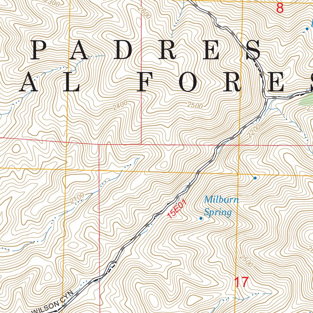 Wilson Corner, CA FSTopo Map by US Forest Service - Topo | Avenza Maps